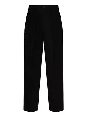 Balenciaga Pleated Pocket Trousers - Black