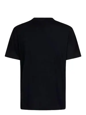 Giorgio Armani Ga Logo-embroidered T-shirt - Black