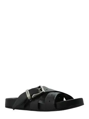Balenciaga Buckle-fastening Sandals - Black
