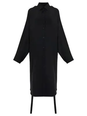 BALENCIAGA Balenciaga Lace-Up Shirt Dress