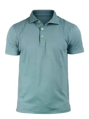 Fedeli Jersey Polo Shirt - Blue