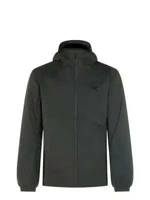 Arc'teryx Atom Logo-embroidered Hooded Jacket - Black