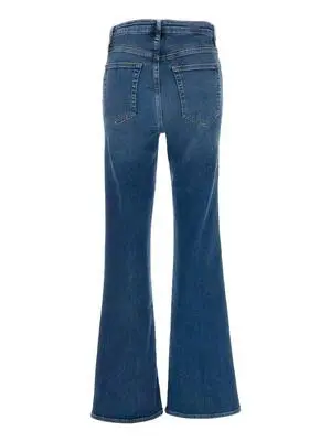 FRAME High-rise Flared Jeans - Blue