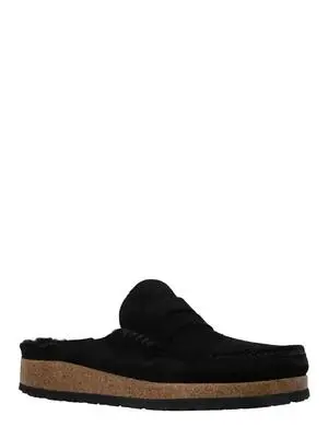 BIRKENSTOCK Naples Shearling-lined Leather Shoes - Black