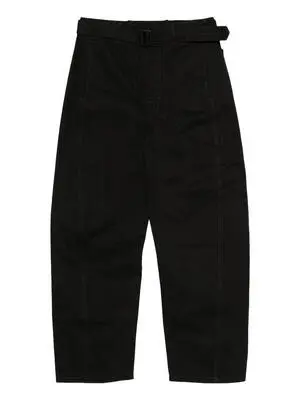 LEMAIRE Twisted Denim Cotton Jeans - Black
