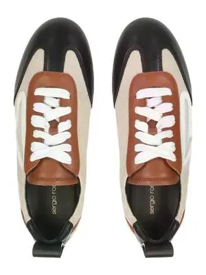 SERGIO ROSSI Sr Rush Panelled Sneakers - Neutrals
