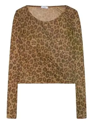 PRAYING Cheetah Long-sleeve T-shirt - Neutrals