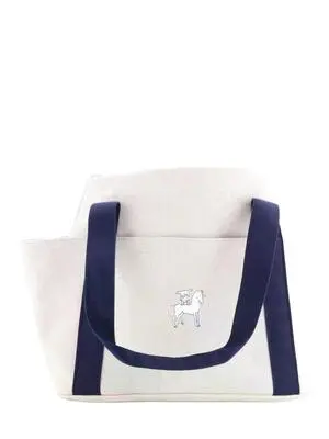 Hermès Cabriole Canvas Tote Bag - Blue