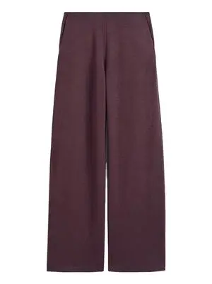 Cos Modal-blend Jersey Straight-leg Pants - Red