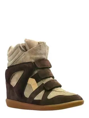 Isabel Marant Étoile Bekett Suede Sneakers - Brown