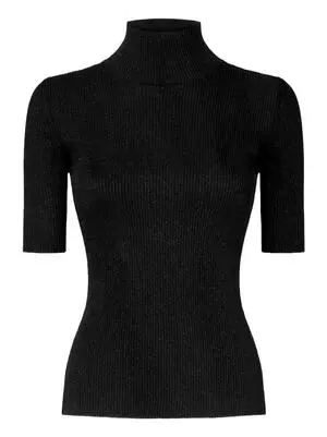 MISSONI Ribbed Knit High-Neck Sweater