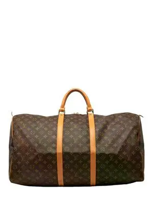 LOUIS VUITTON 1989 Keepall 60 Travel Bag - Brown