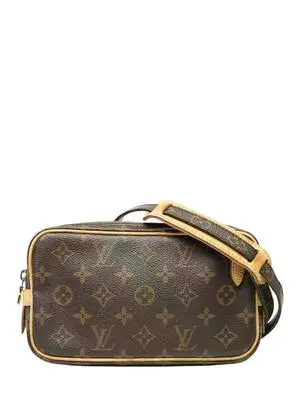 LOUIS VUITTON Monogram Pochette Marly Bandouliere - Brown