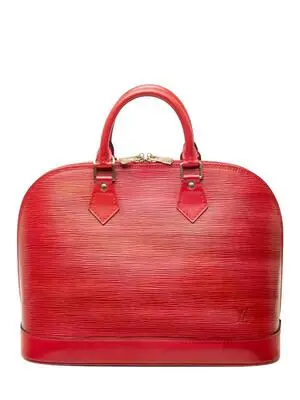 LOUIS VUITTON Epi Alma Pm Handbag - Red