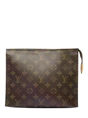LOUIS VUITTON Monogram Toiletry Pouch 26 - Brown