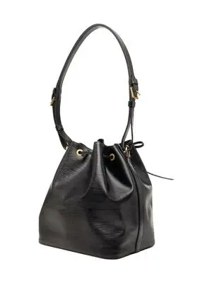 LOUIS VUITTON Louis Vuitton Epi Petit Noe Bucket Bag Black