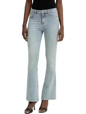 Guess Faded Flared Jeans - Blue