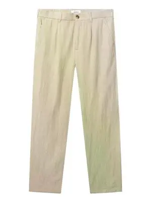 GABBA Pleated Elasticated-waistband Trousers - Neutrals