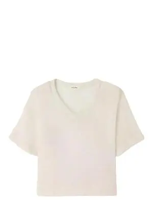 AMERICAN VINTAGE American Vintage Bodyrow V-Neck Short-Sleeve Top