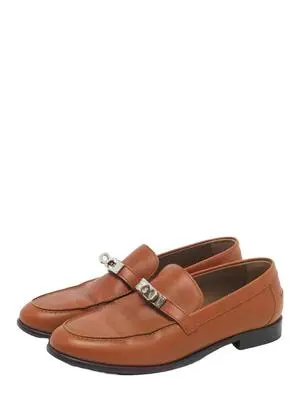 Hermès Destin Leather Loafers - Neutrals