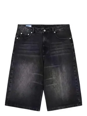 ROUGH. Belt Loops Shorts - Black