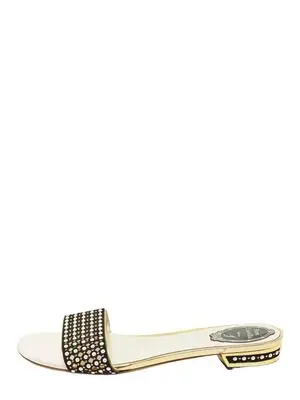 Rene Caovilla Crystal-embellished Sandals - Black