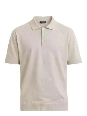 TOMBOLINI Short-sleeve Polo Shirt - Neutrals