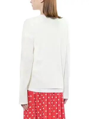 Comme Des Garçons Graphic Long Sleeve Jumper - Neutrals