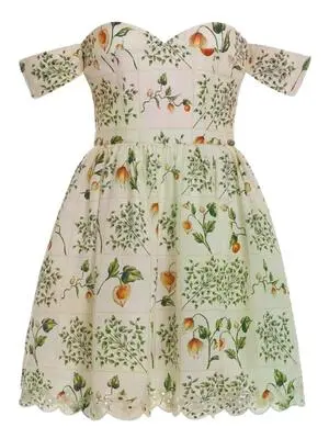 Agua Bendita Agua By Agua Bendita Poesia Uchuva Dress Neutrals