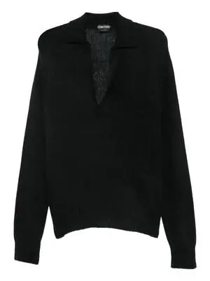 TOM FORD V-neck Sweater - Black