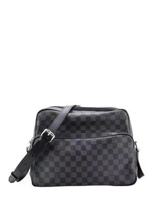LOUIS VUITTON Leo Messenger Bag Damier Graphite - Black