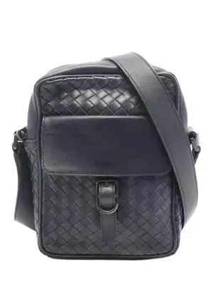 Bottega Veneta Intrecciato Shoulder Bag - Blue