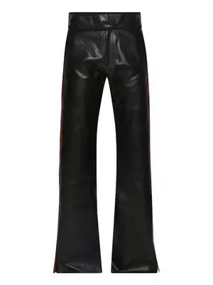 MARKING DISTANCE Easy Rider Leather Trousers - Black