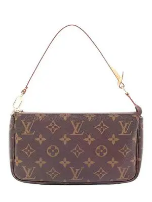 LOUIS VUITTON Monogram Pochette Accessoires Shoulder Bag - Brown