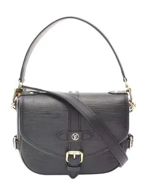 LOUIS VUITTON Epi Saumur Bb Satchel - Black