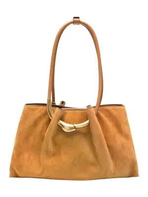 Cult Gaia Suede Shoulder Bag - Brown