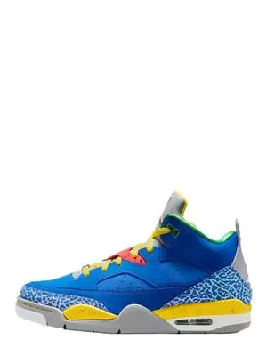 JORDAN Son Of Mars Low Elephant-print Sneakers - Blue