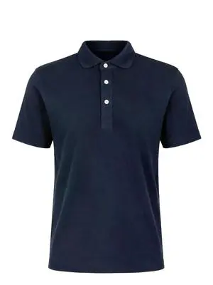 HANDVAERK Jersey Polo Shirt - Blue