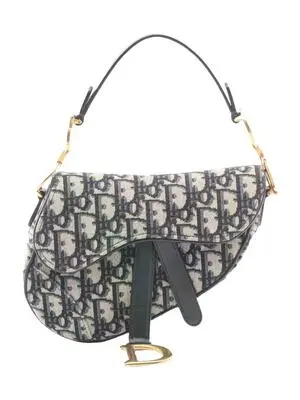 Dior Oblique Jacquard Shoulder Bag - Neutrals