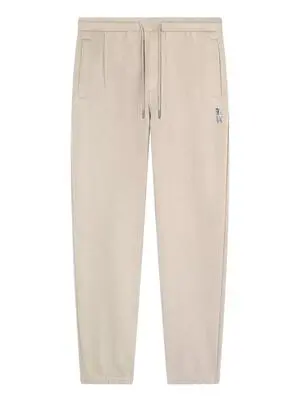 Armani Exchange Logo-patch Drawstring Track Pants - Neutrals