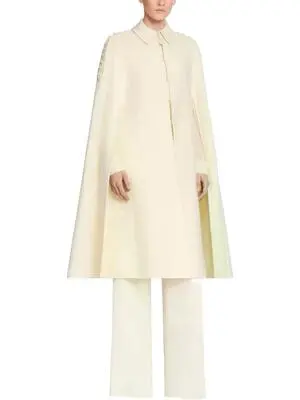 Elie Saab Embellished Cape - Neutrals