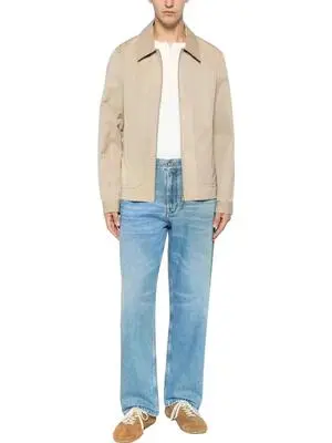 Nn07 Gael Zip-fastening Jacket - Neutrals