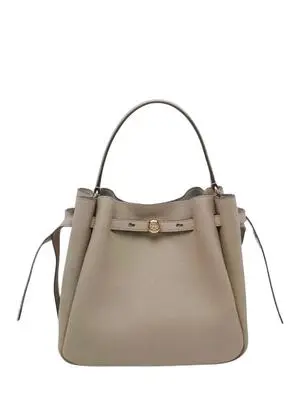 Tory Burch Romy Leather Tote Bag - Brown