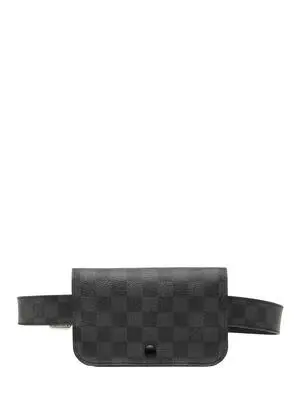 LOUIS VUITTON Damier Graphite Pochette Homme Belt Bag - Black