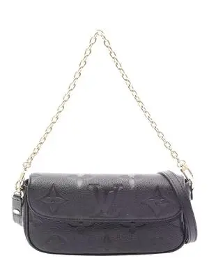 LOUIS VUITTON Monogram Empreinte Giant Ivy Wallet On Chain Satchel - Black
