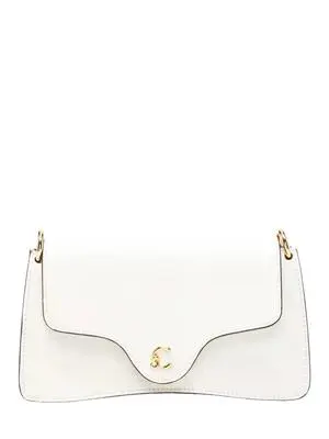 COCCINELLE Mini C-me Leather Clutch Bag - Neutrals