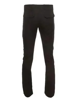 LOUIS VUITTON Straight-fit Gabardine Trousers - Black