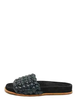 Chloé Chloé Kacey Woven Slides Blue