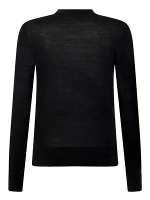 Dsquared2 Upside Down Logo Wool Pullover - Black