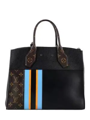 LOUIS VUITTON City Steamer Satchel Mm Monogram Canvas And Leather - Black